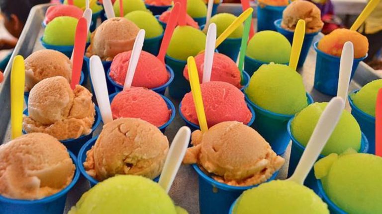 Las diferencias de un gelato, helado, nieve y sorbete