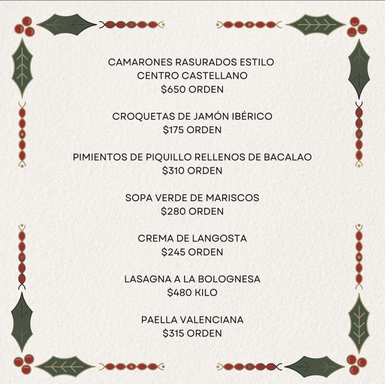 Nueve restaurantes con menús de Navidad para llevar