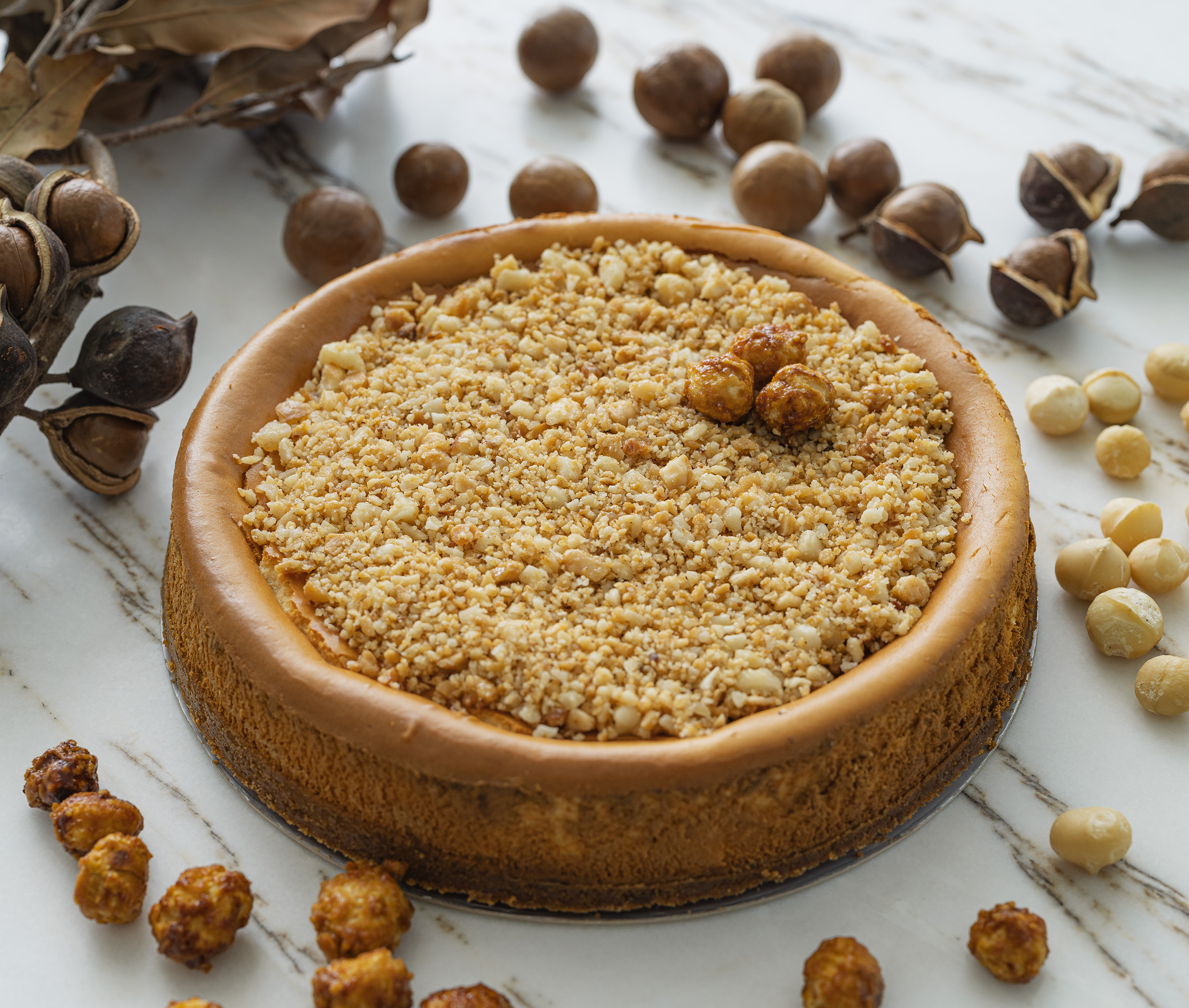 Disfruta las vacaciones con esta receta de cheesecake de macadamia